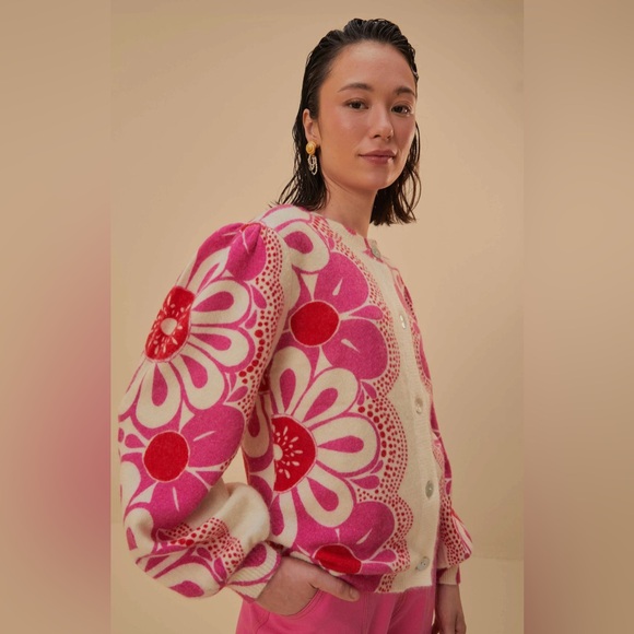 FARM Rio | Sweaters | Farm Rio Maia Knit Cardigan | Poshmark